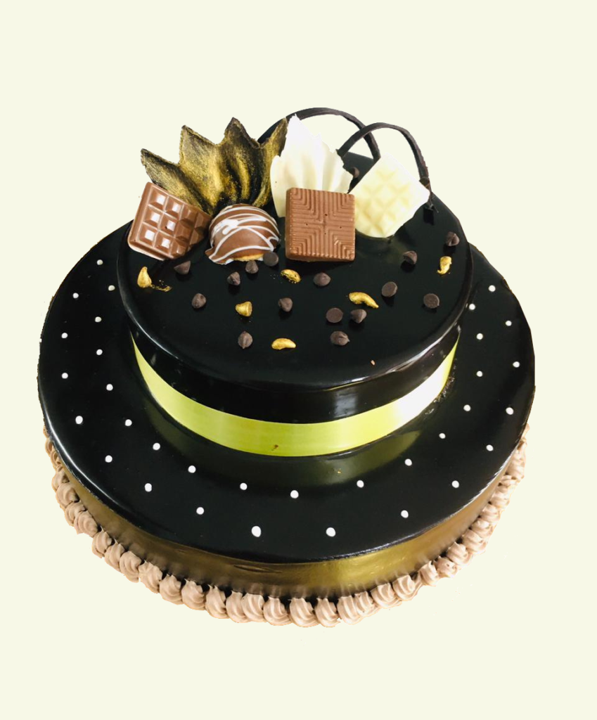 Double Chocochips Cake - livefreshcakes.com