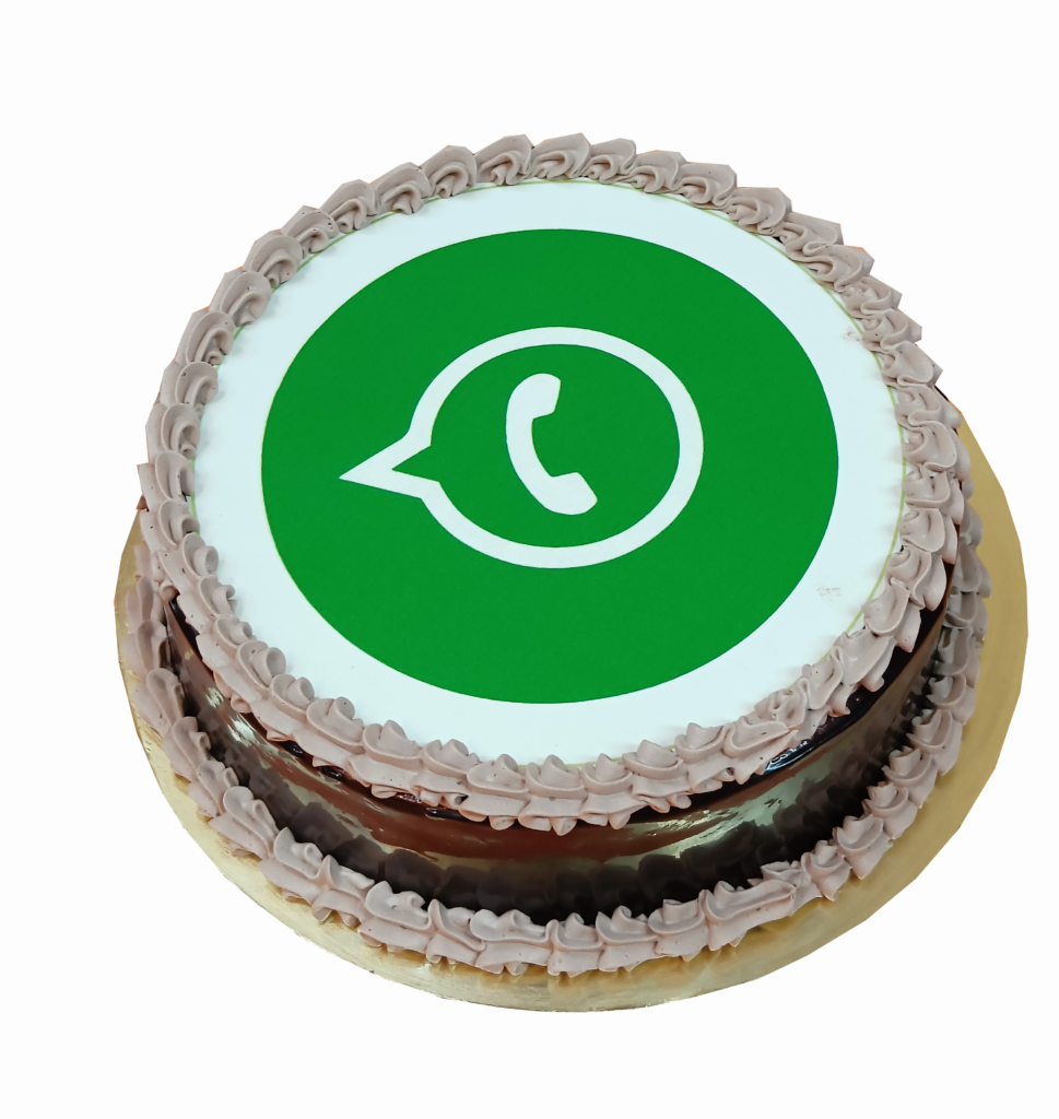 WhatsApp Theme Cake - livefreshcakes.com